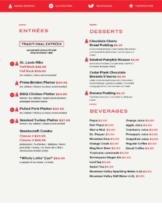 MENU - Smokecraft Modern Barbecue