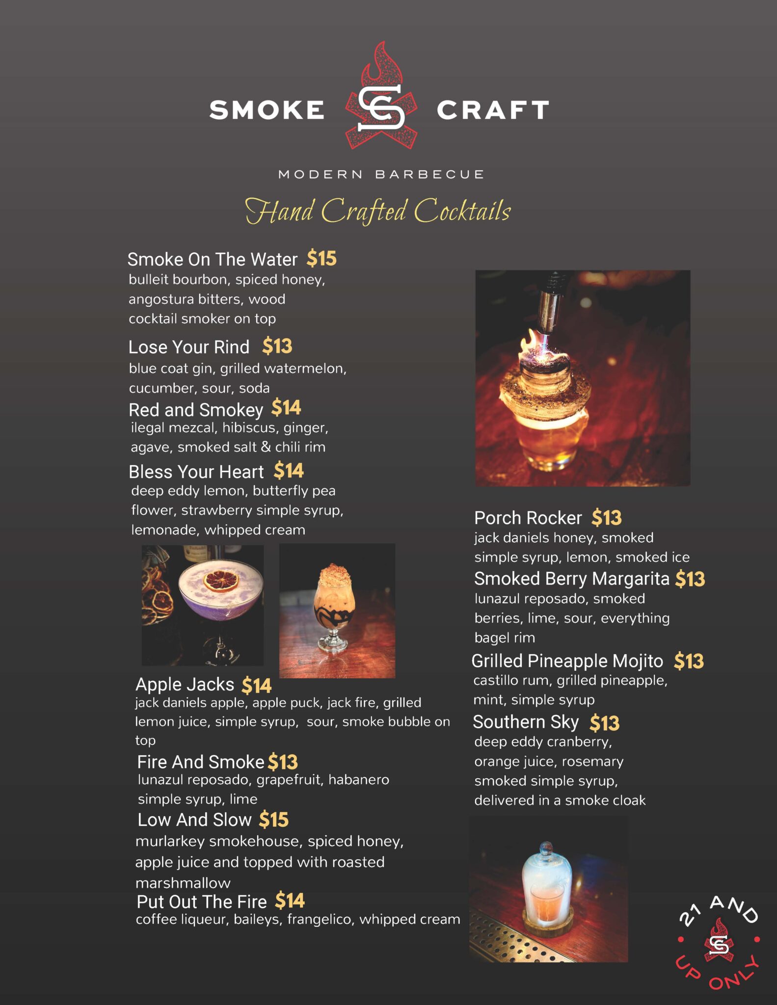 MENU - Smokecraft Modern Barbecue